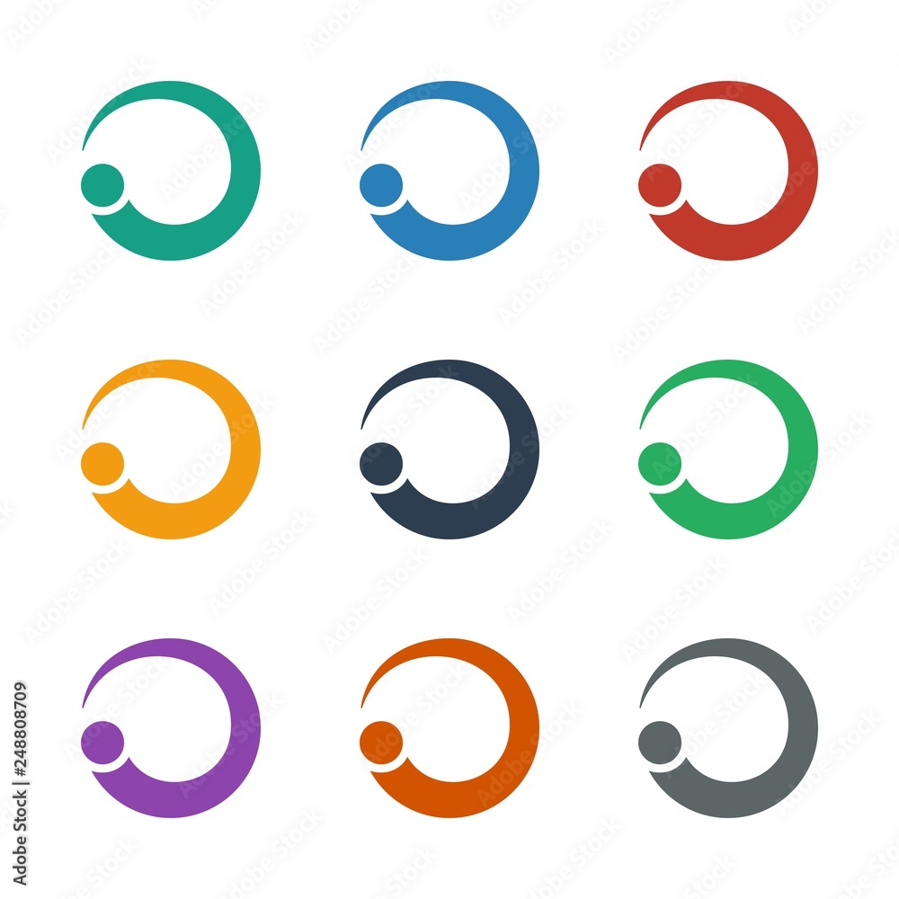 loading icon white background Stock Vector | Adobe Stock