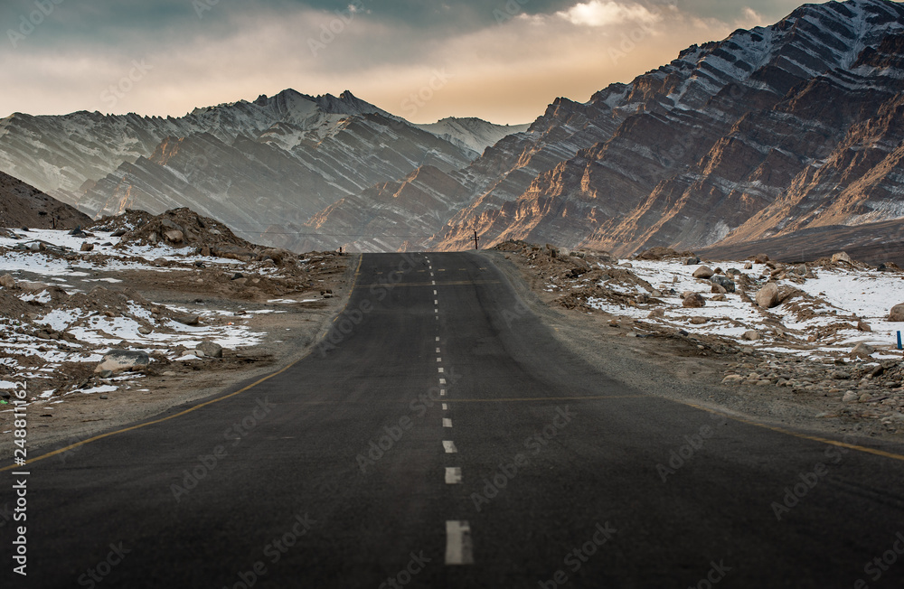 Leh Ladakh - Leh, Ladakh, India Beautiful View, landscape view of rural ...
