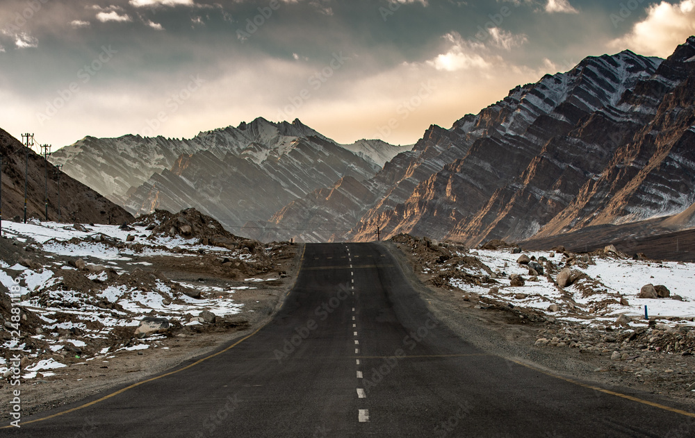 Leh Ladakh - Leh, Ladakh, India Beautiful View, landscape view of rural ...