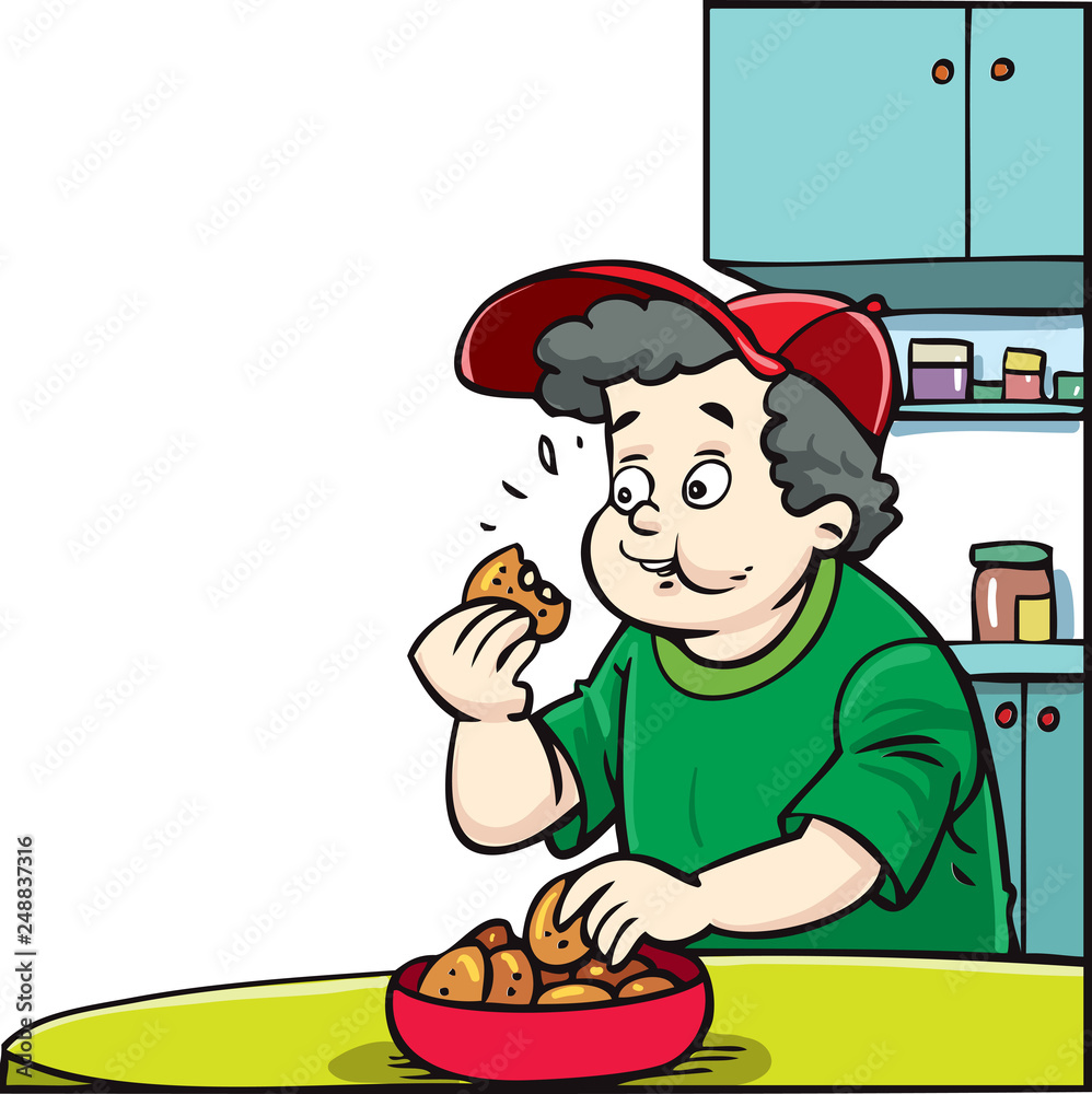 Fat Person Eating Cookies