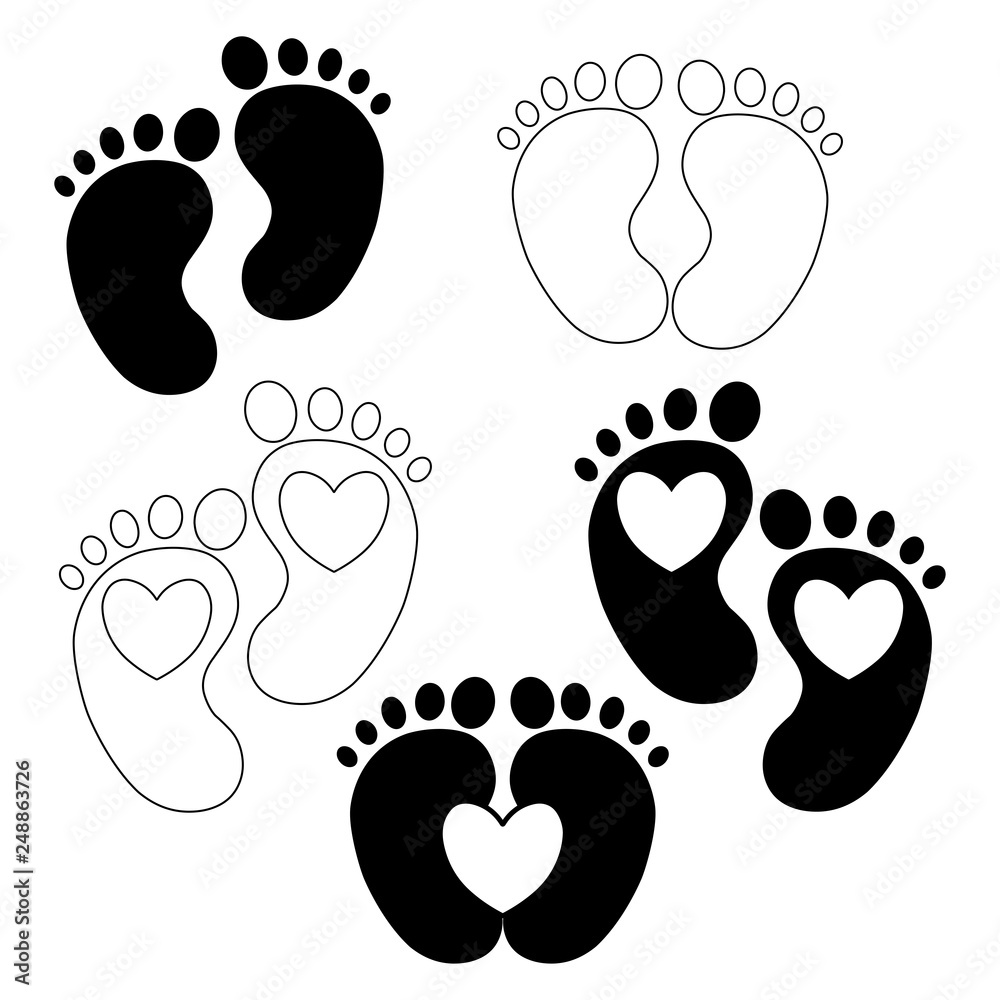 Baby Feet Symbols
