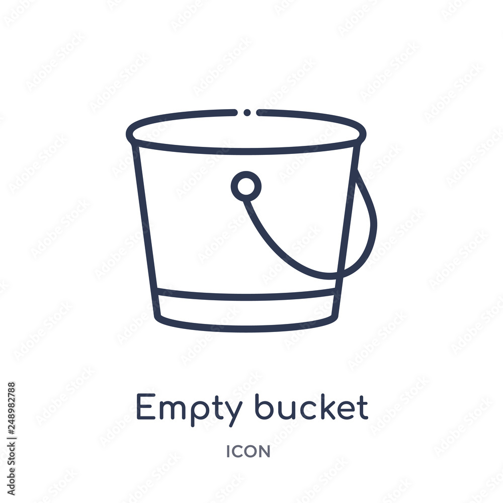Empty Bucket Clipart