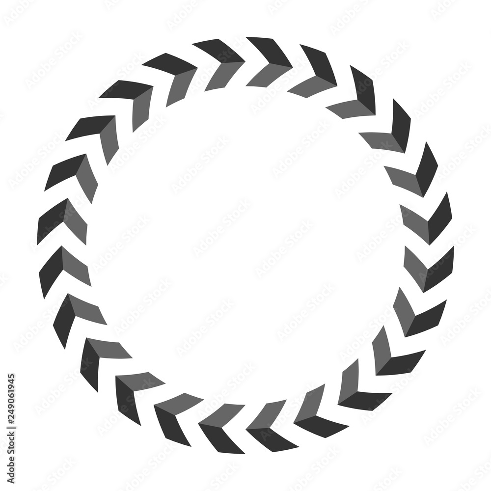 Chevron circle icon. Simple flat vector illustration vector de Stock ...
