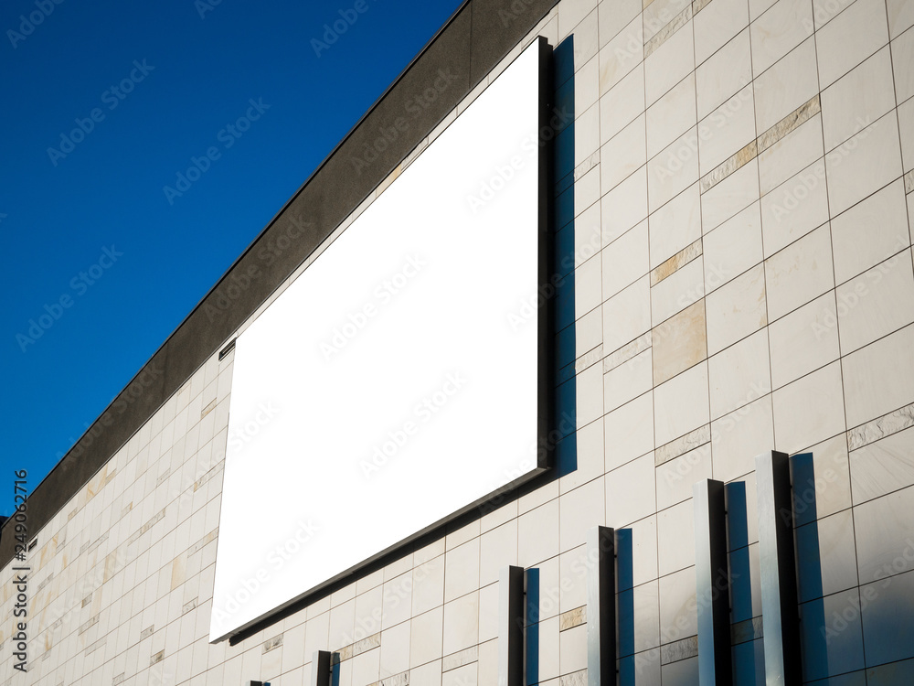 Shopping centre mall, airport, train station office building facade ...