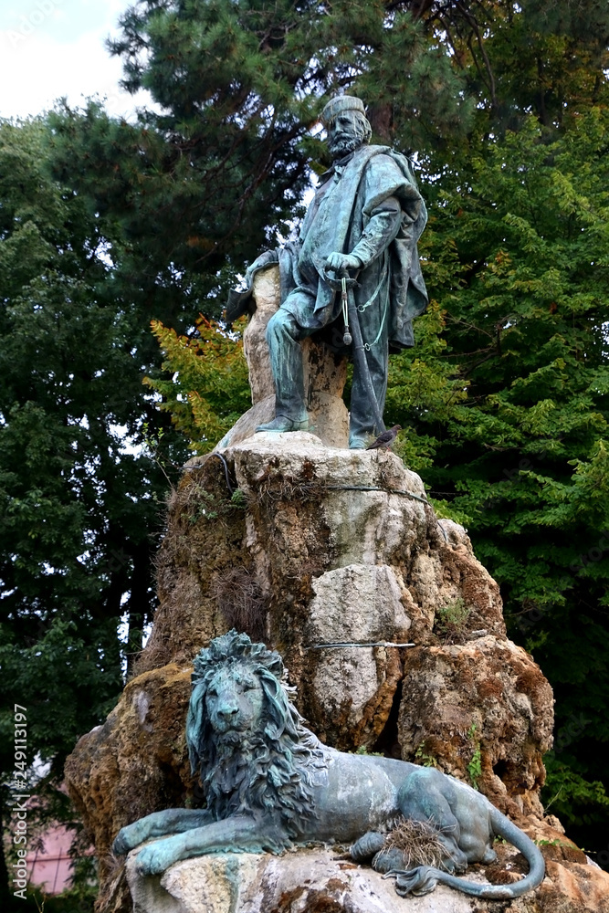 Giuseppe Garibaldi Monument in The Venice Giardini (Giardini della ...