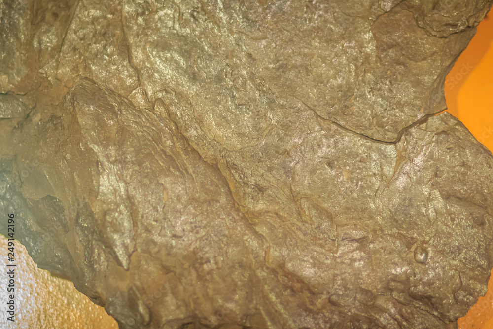 Oil shale specimen from mining and quarrying industries. Oil shale is ...