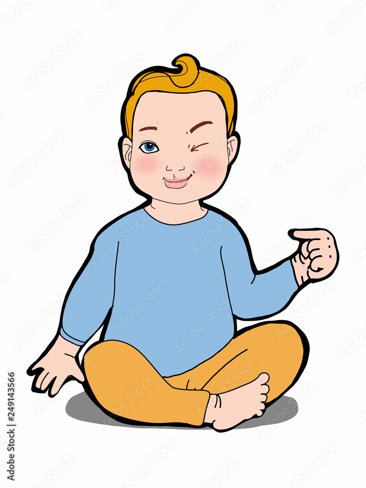 Guy Pointing At Himself Cartoon