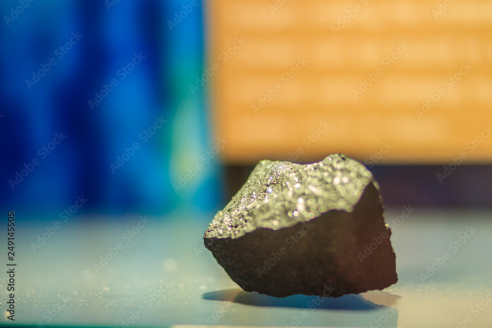 Magnetite rock specimen from mining and quarrying industries. Magnetite ...