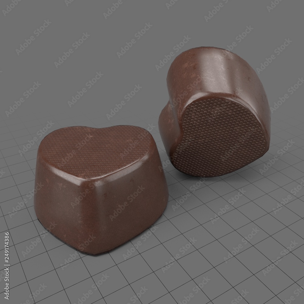 Chocolate Stock 3D asset | Adobe Stock
