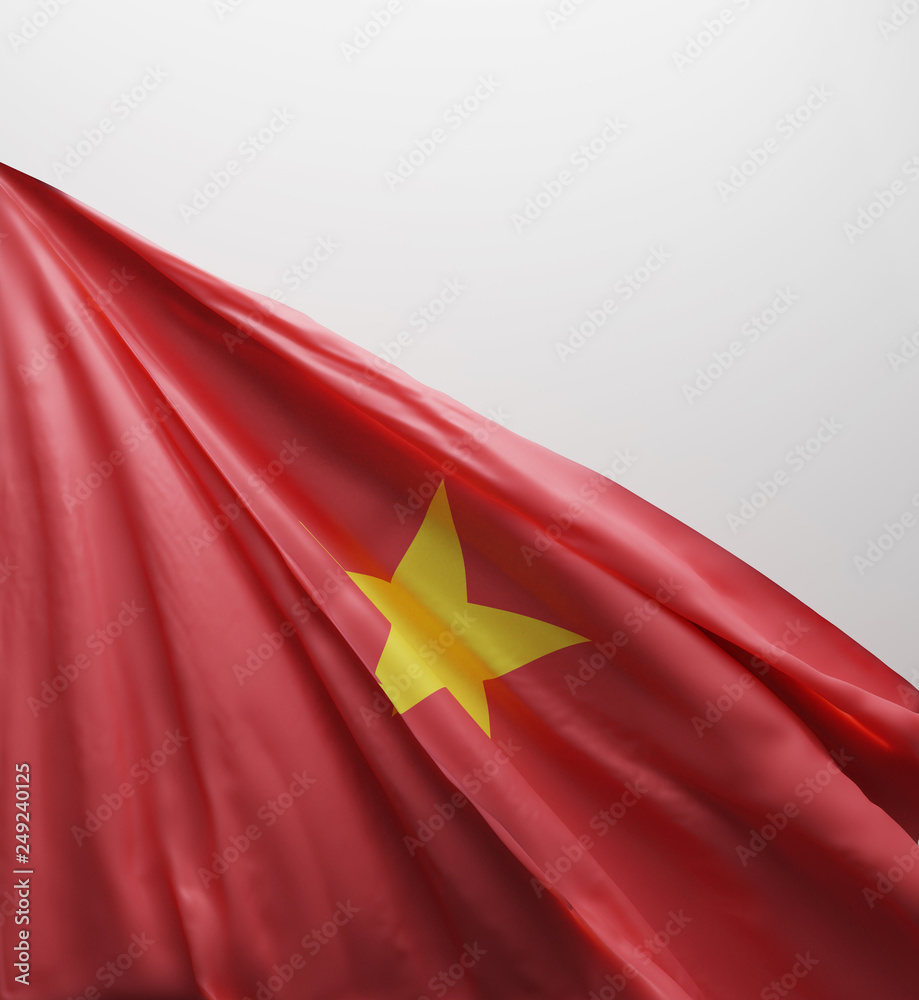 Vietnamese Flag, Vietnam National Colors Background Stock Illustration ...