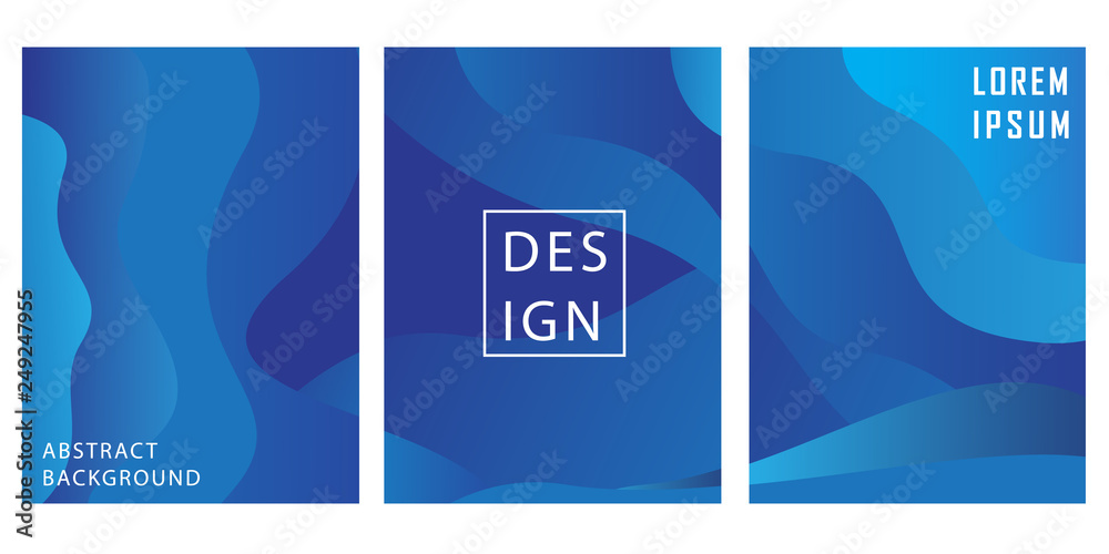 set of flyer,cover,brochure,poster or banner template design with ...