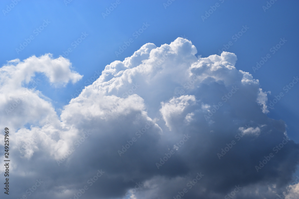 Cumulonimbus cloud formations on tropical sky , Nimbus moving ...