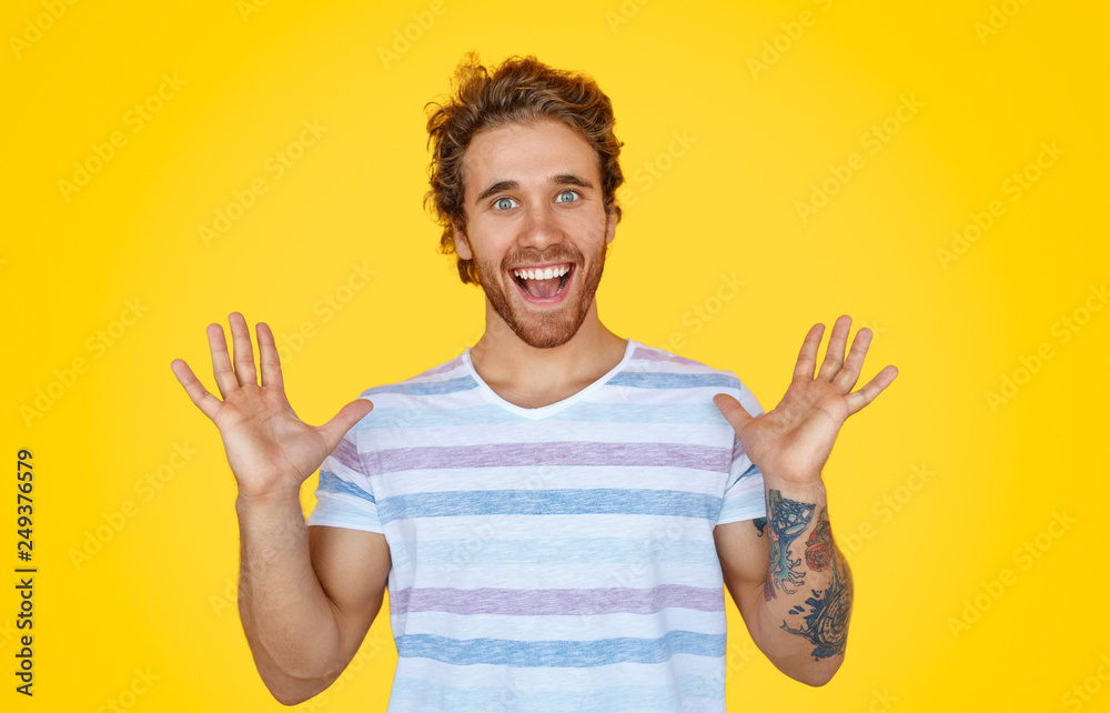 Overly Excited Person