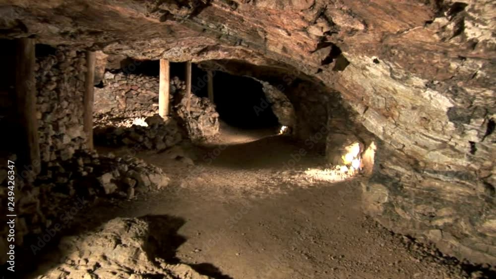 Tombstone Mine Shaft-zooms-pans Stock Video | Adobe Stock