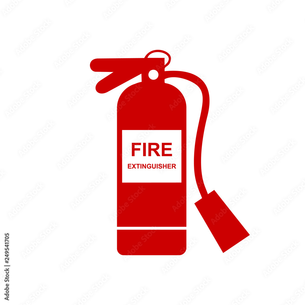 fire extinguisher symbol Stock Illustration | Adobe Stock