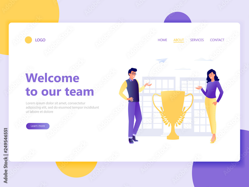 Our Team Page Template