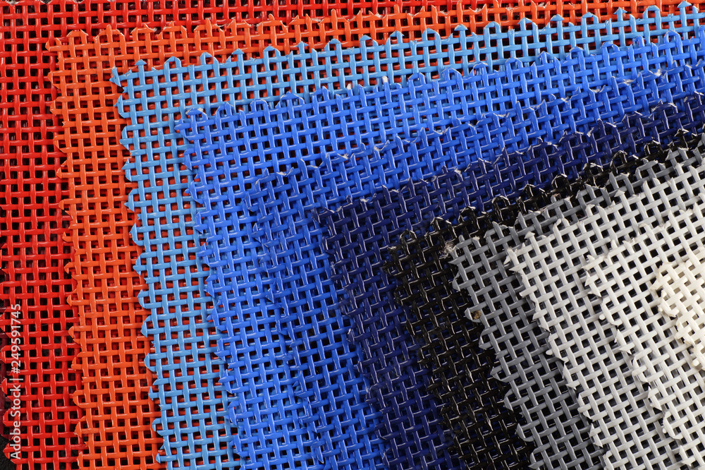 Color chart of one of the most popular advertising media: PVC coated ...