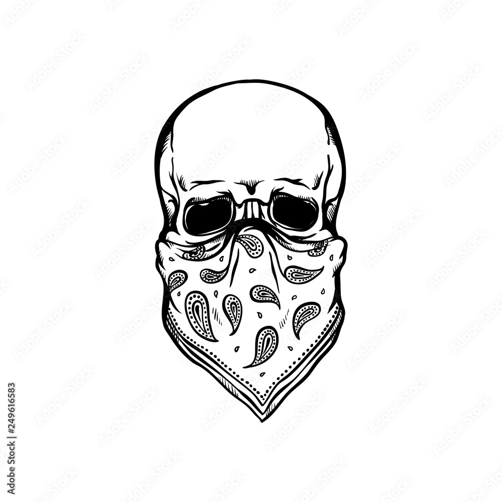 Bandana On Face Vector
