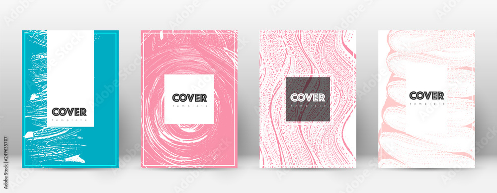 Cover page design template. Hipster brochure layou Stock Vector | Adobe ...