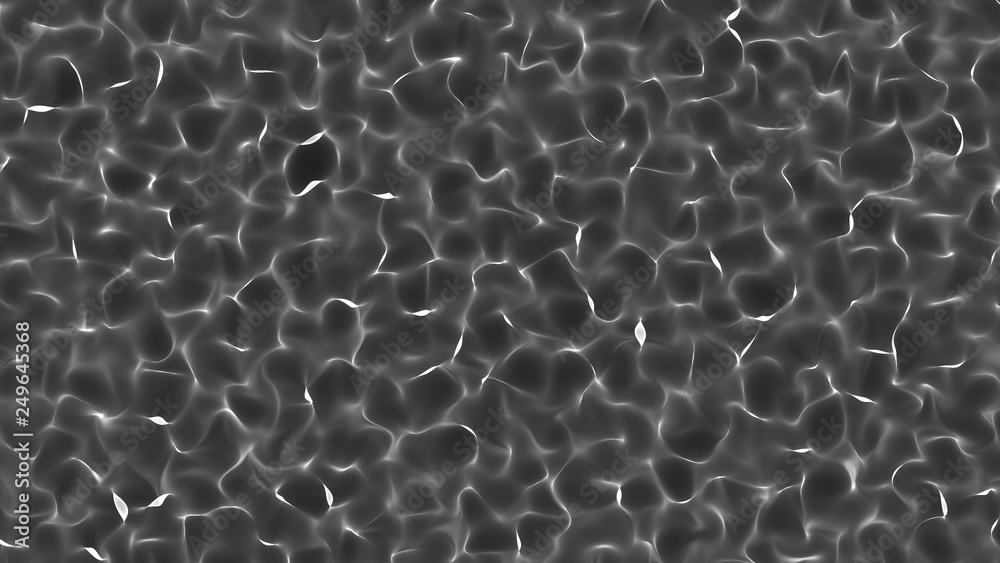 Ripple Caustics.caustics below the water surface.Water surface ...