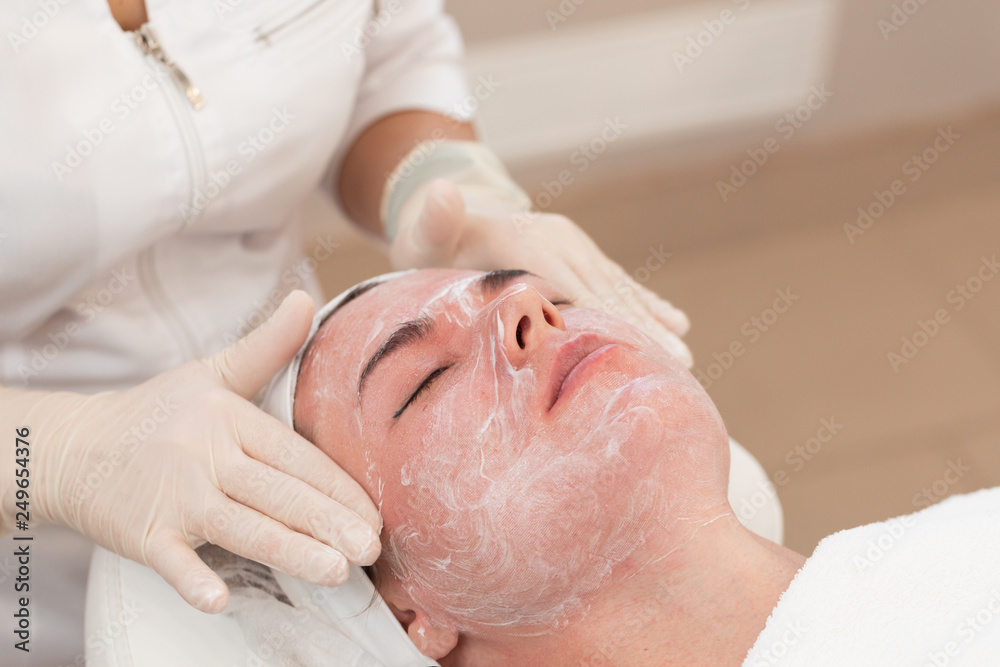 Healing Care Cream after Laser rejuvenating facial face treatment at ...