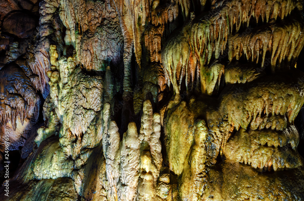 Interior view of Karaca cave located in Cebeli Village,Torul Town ...