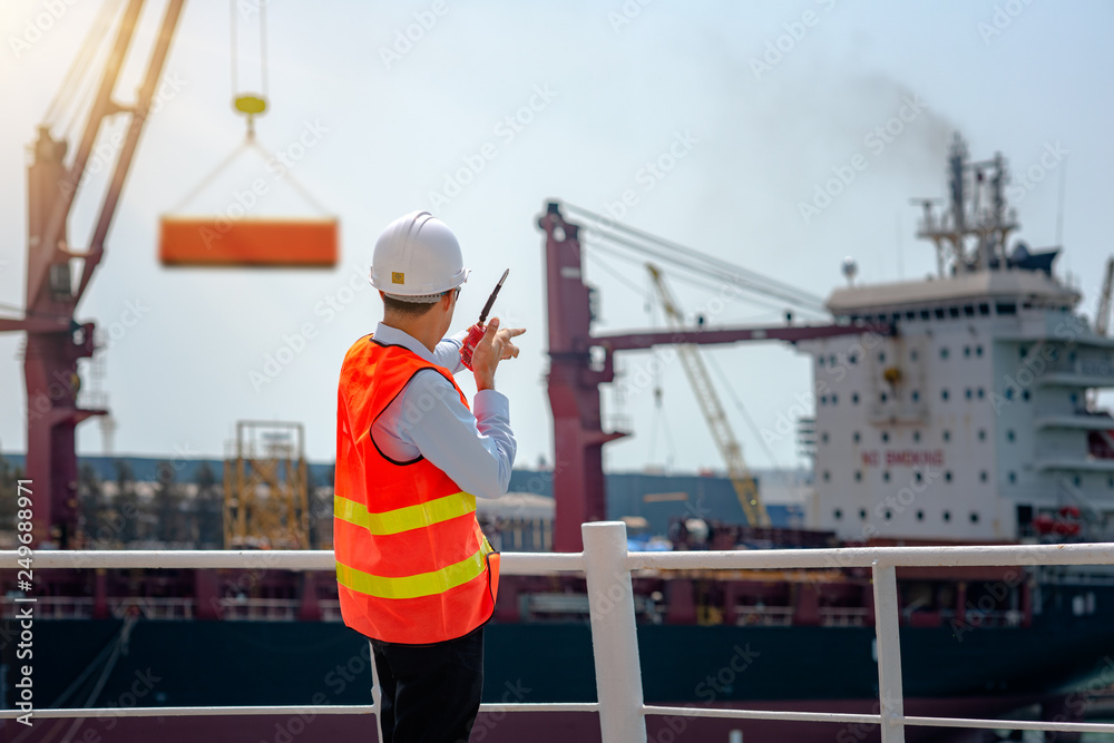 stevedore, loading master, port captain or supervisor in charge of ... stevedore, loading master, port captain or supervisor in charge of ...