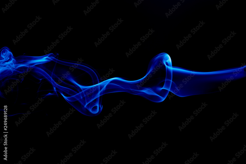 blue smoke Stock Photo | Adobe Stock