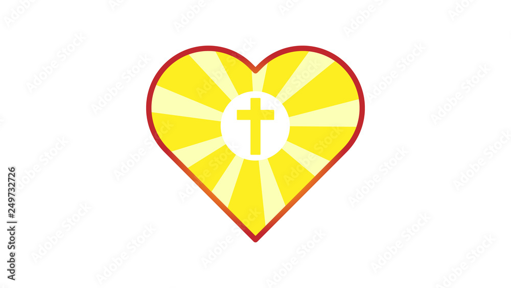Light Yellow Heart