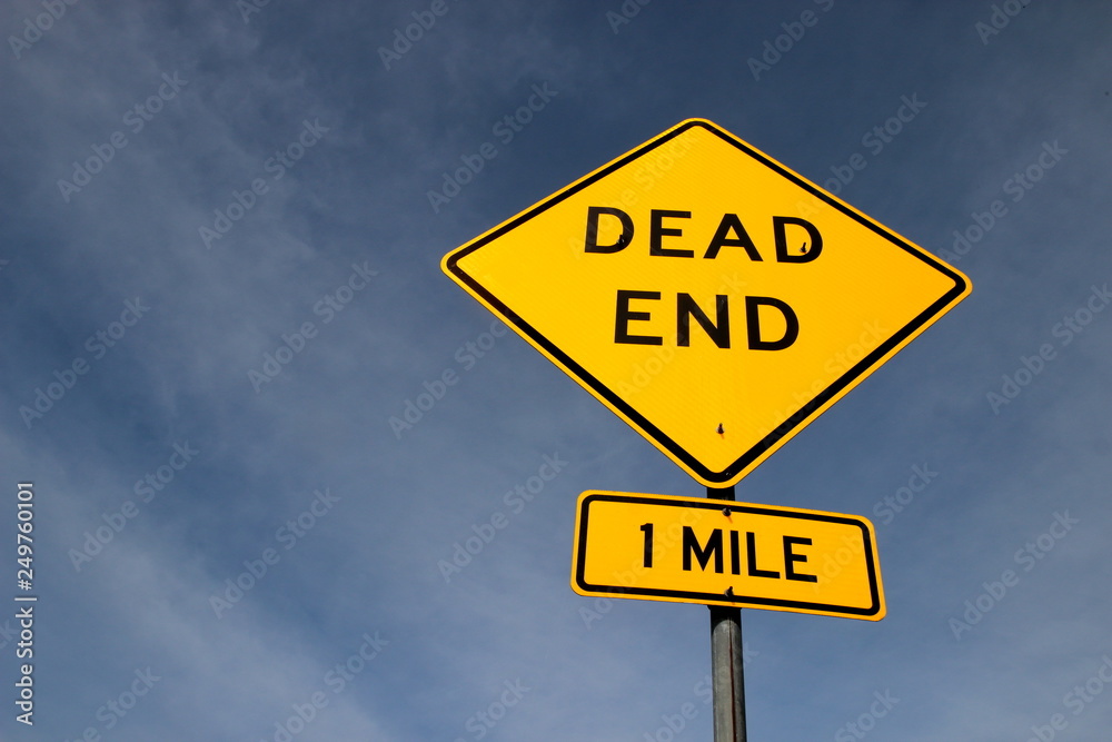 Dead end treffic sign Stock-Foto | Adobe Stock
