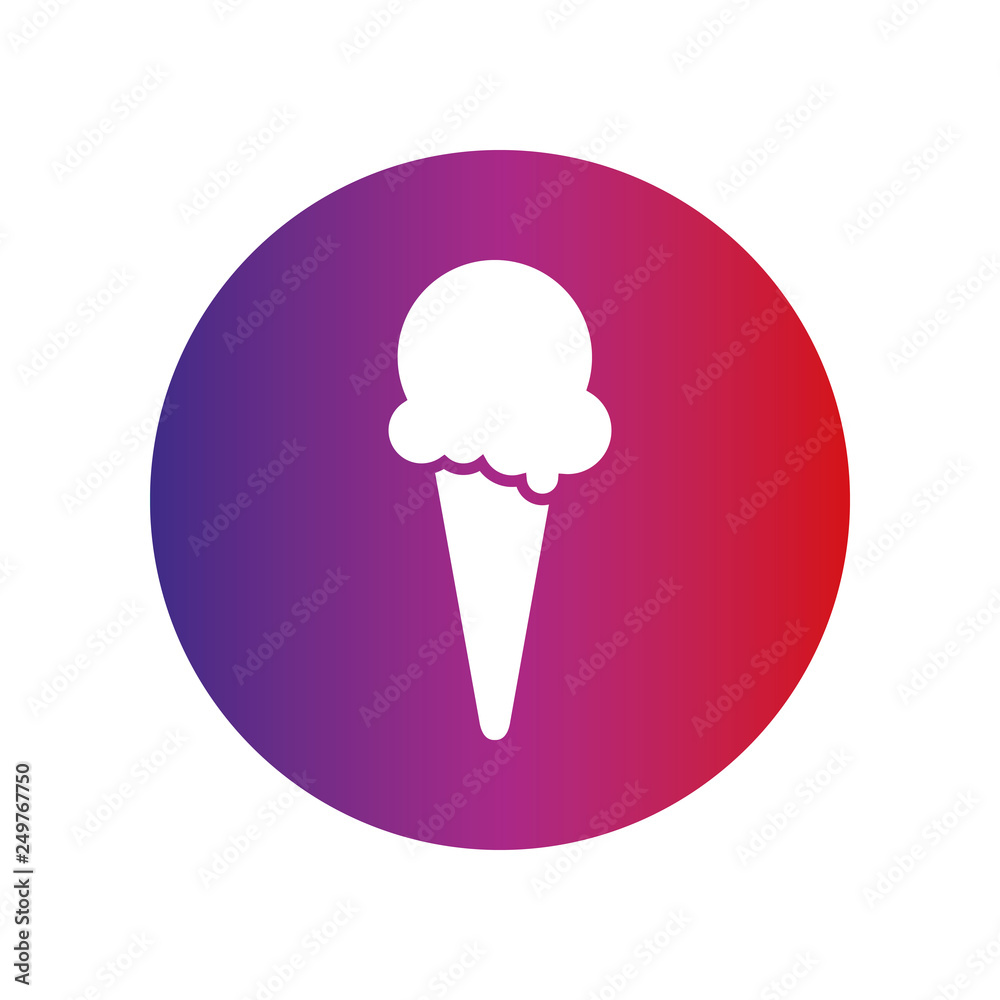 EIS - Piktogramm - Symbol - Icon - Kreis - Verlauf Stock Vector | Adobe ...