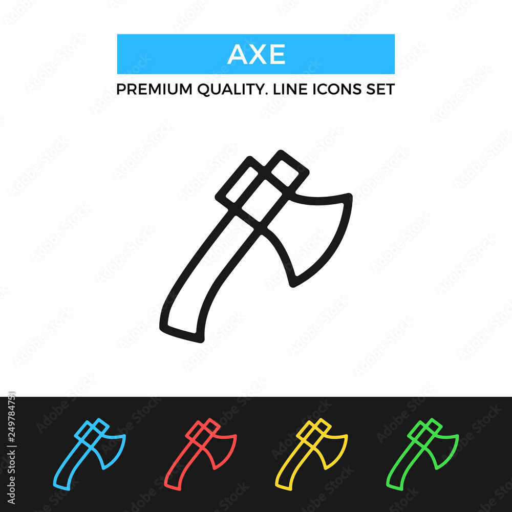 Vector axe icon. Ax, hatchet concepts. Premium quality graphic design ...