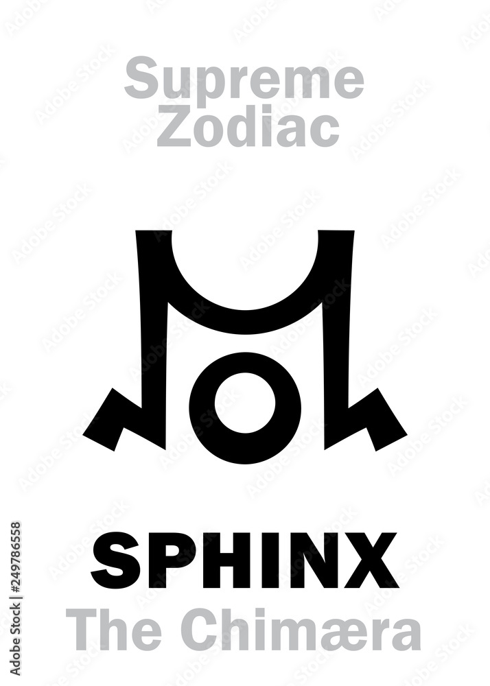 Astrology Alphabet: SPHINX / CHIMÆRA (The Chimera), constellation ...