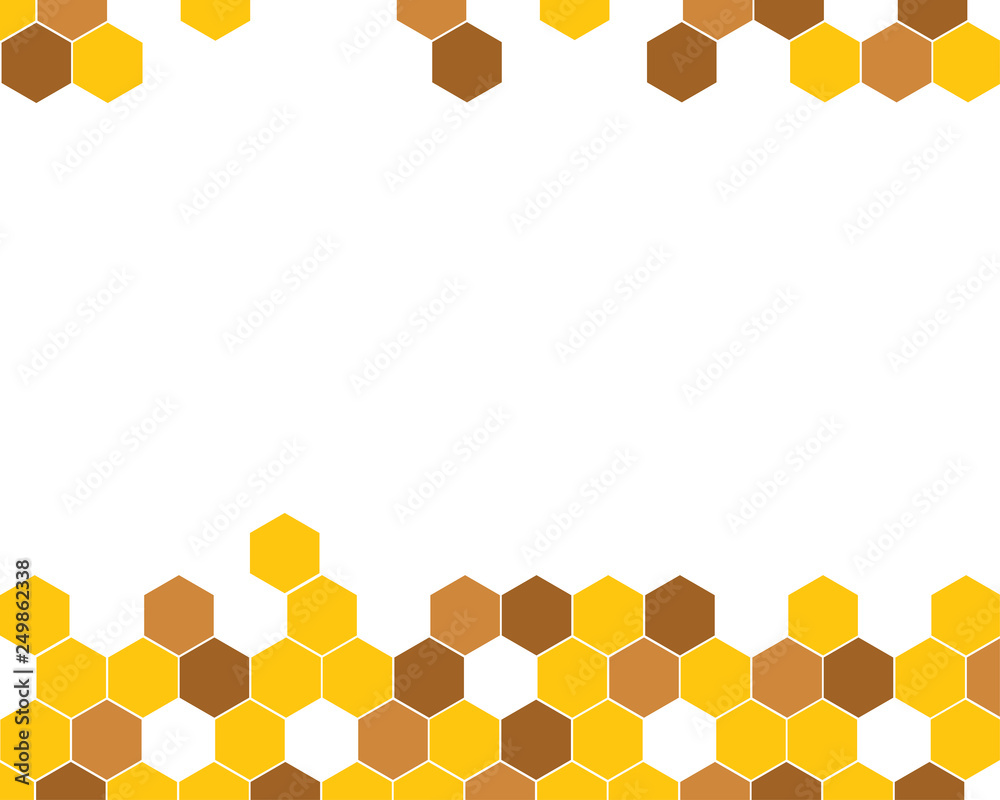 Hive abstract vector background illustration Stock Vector | Adobe Stock