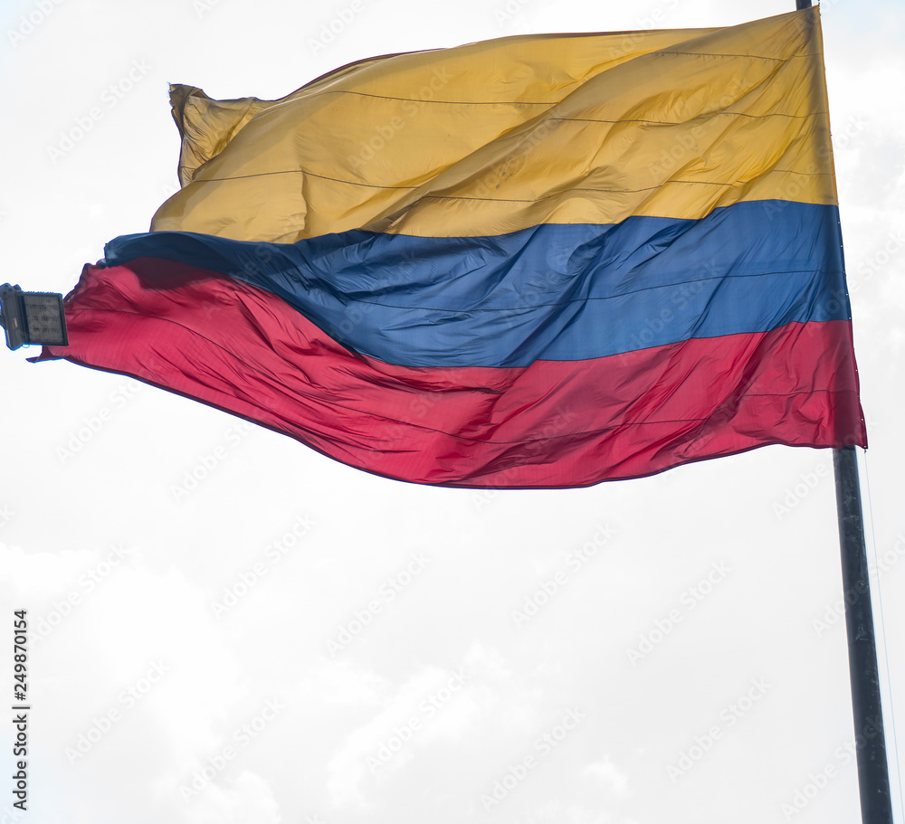 Foto de Bandera de Colombia do Stock | Adobe Stock