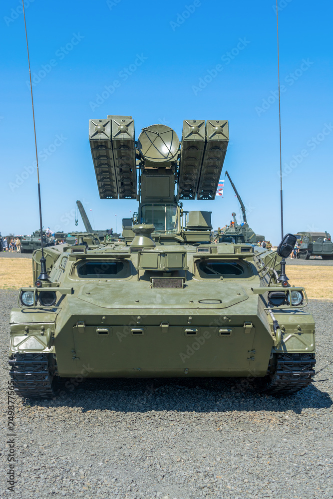 surface-to-air missile system Strela-10 (SA-13 Gopher) Stock Photo ...