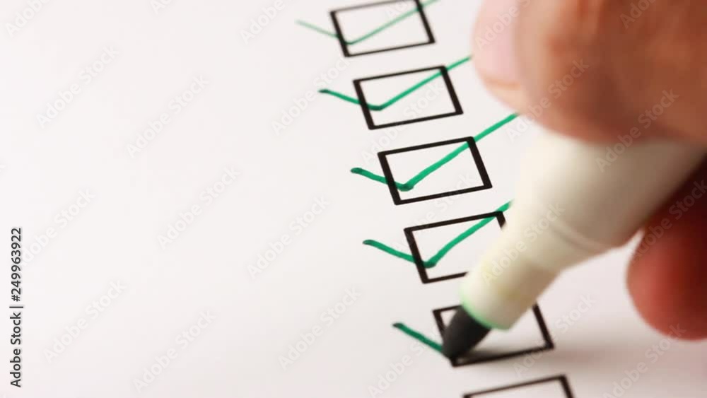 checks (ticks) all the boxes. Represents meeting all criteria for ...