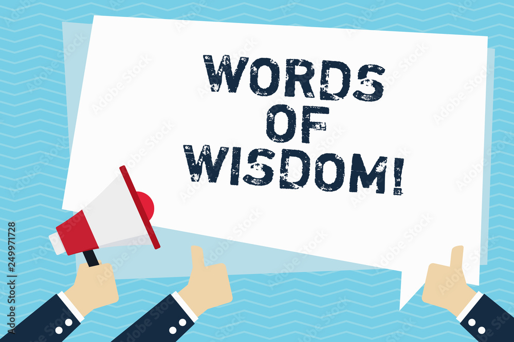 Word Of Wisdom Clipart