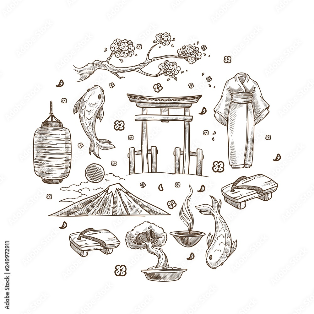 Japanese Culture Drawings