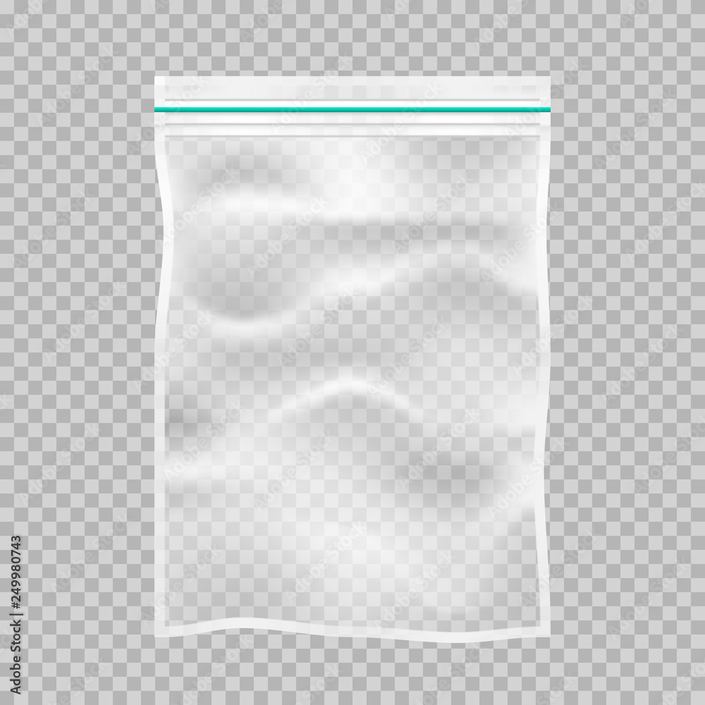 Transparent polypropylene plastic packaging with Lock or Zip Stock ...