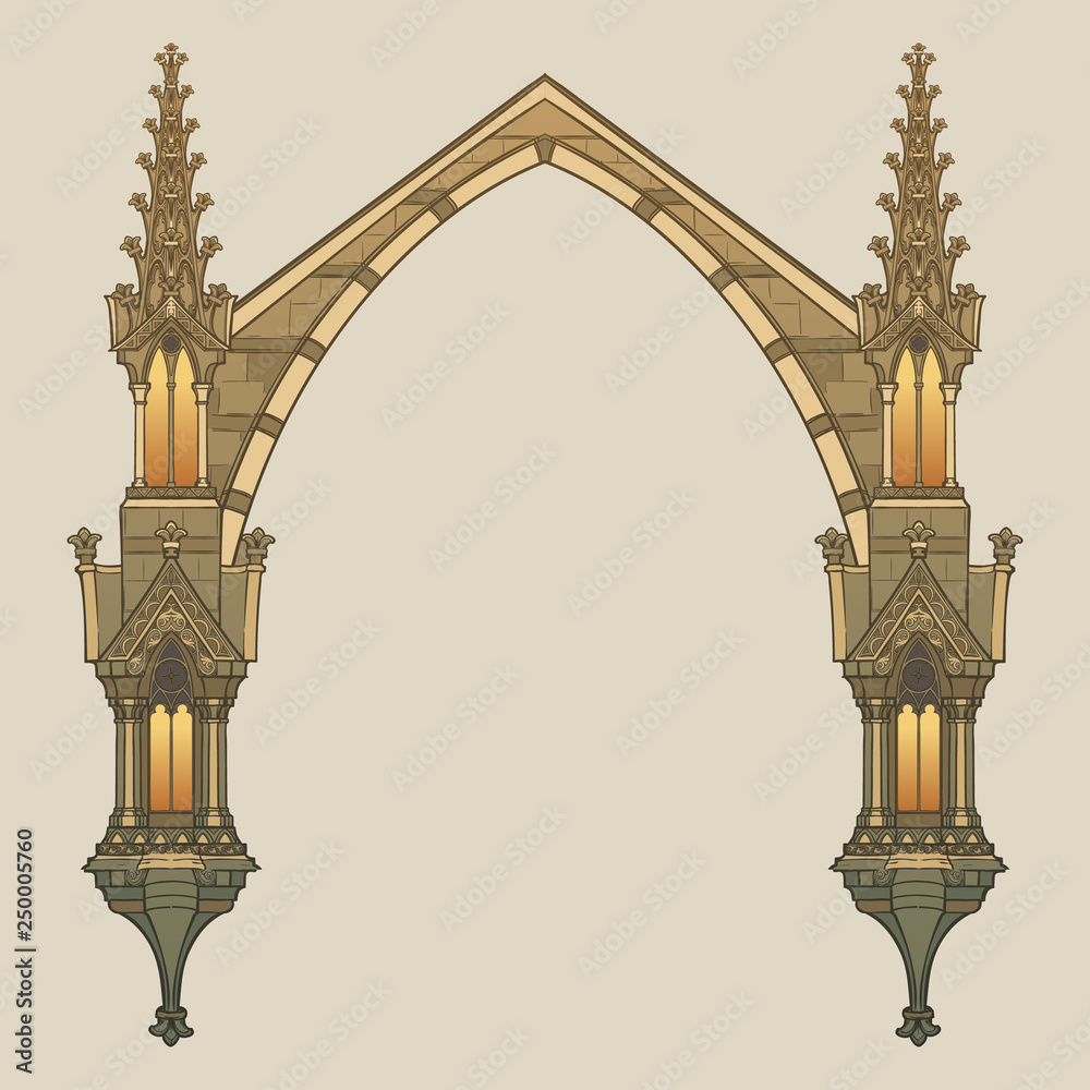 Illustration Of A Buttress