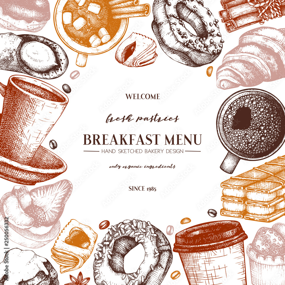 Breakfast Menu Vector