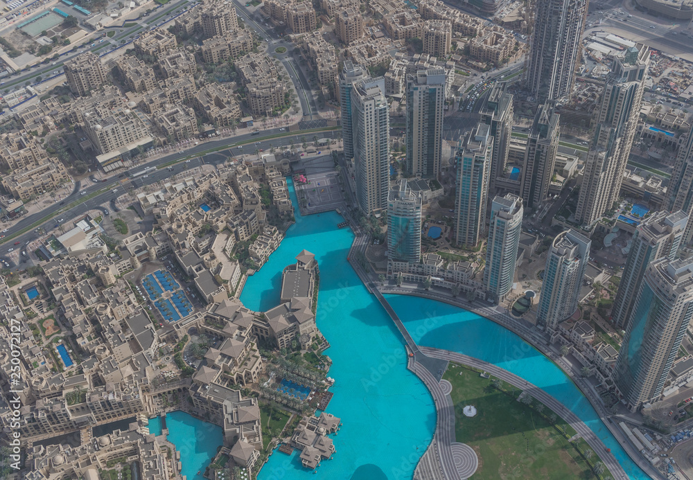 Dubai, United Arab Emirates - the Burj Khalifa is the tallest structure ...