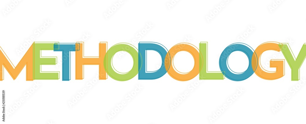 Methodology word concept Stock Vector | Adobe Stock