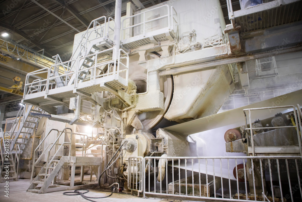 The paper factory Stock Photo | Adobe Stock