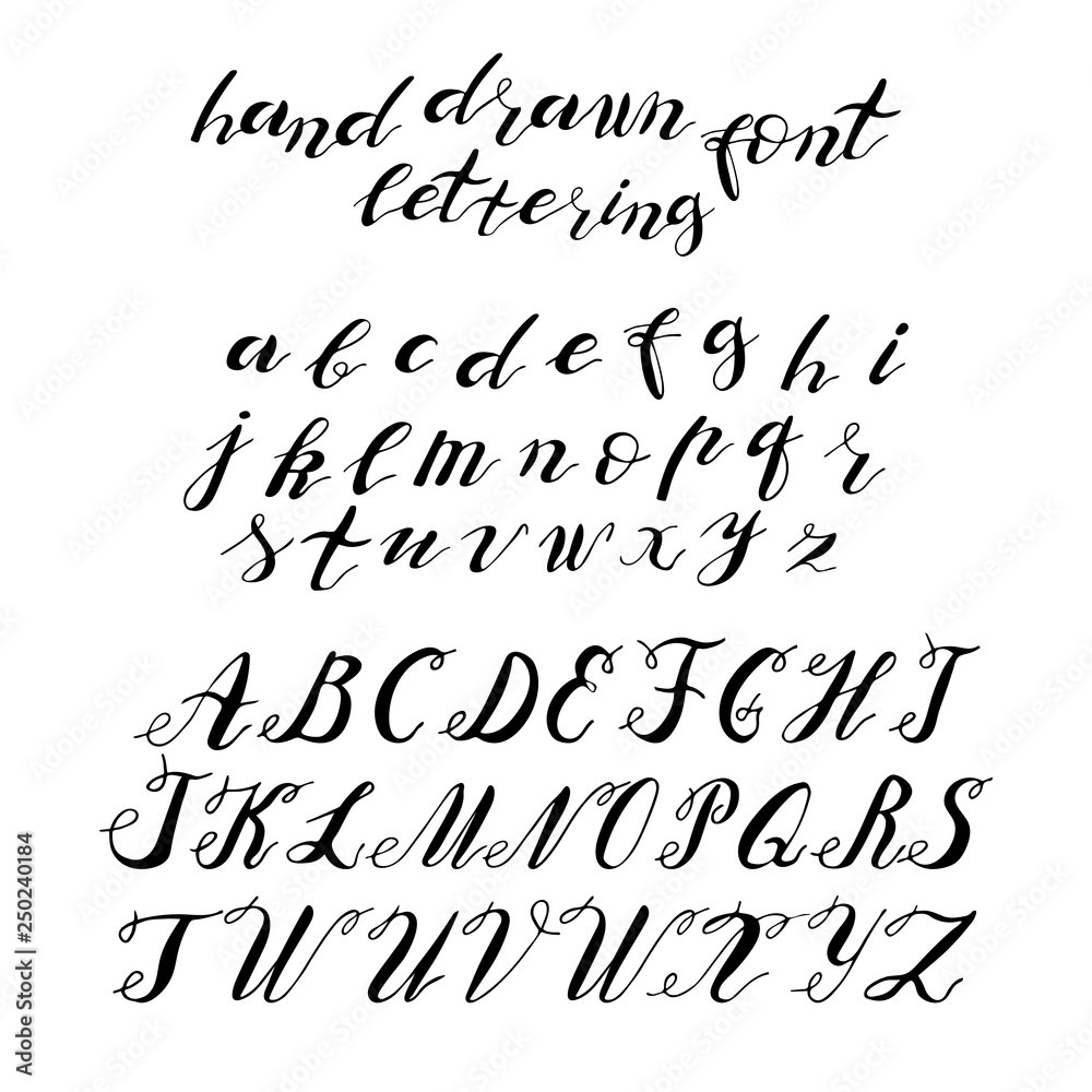 Hand Drawn Typeface