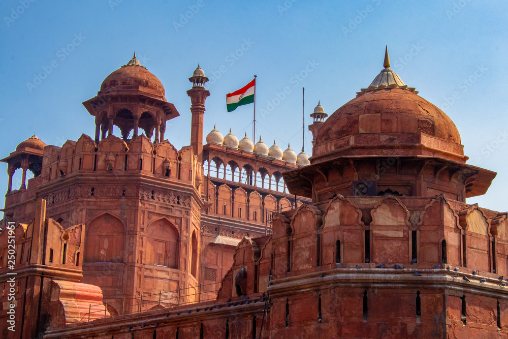 Red Fort India Stock Photo | Adobe Stock