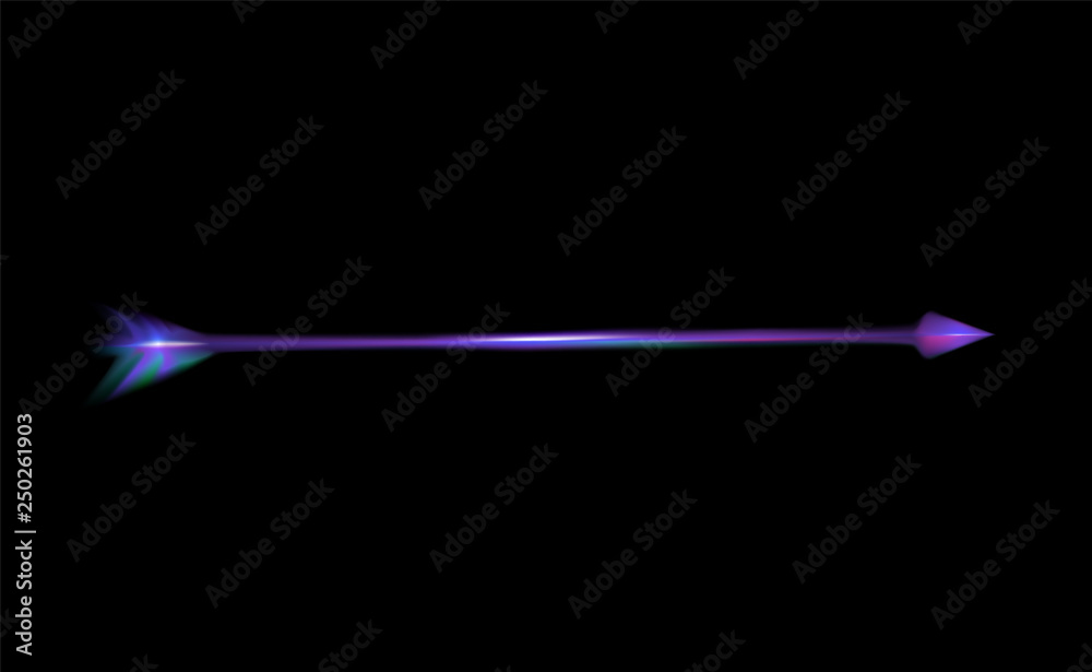 Real Purple Bow And Arrow