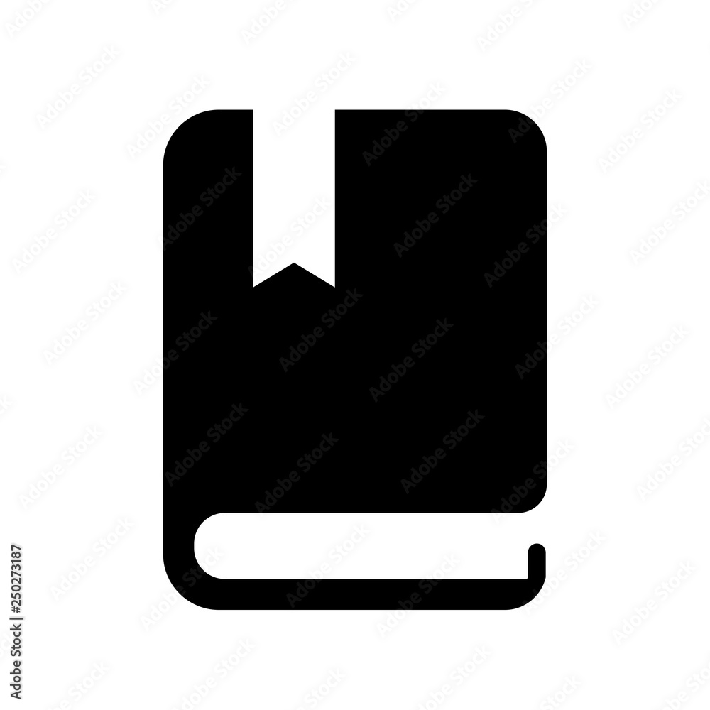 Guide book vector icon Stock Vector | Adobe Stock