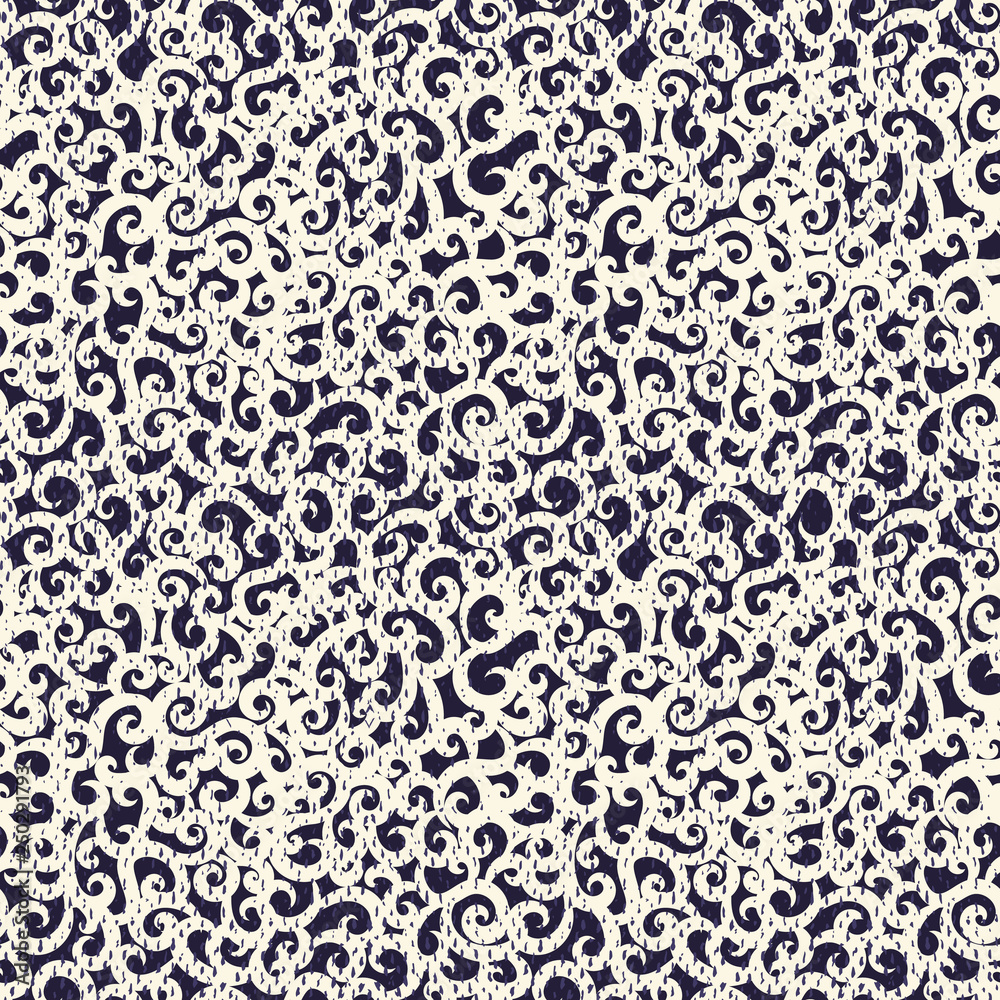 Arabesque lace texture inspired by traditional Japanese Karakusa design ...